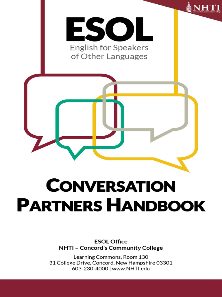 Conversation Partners Program Guide | PDF | Conversation | English As A ...