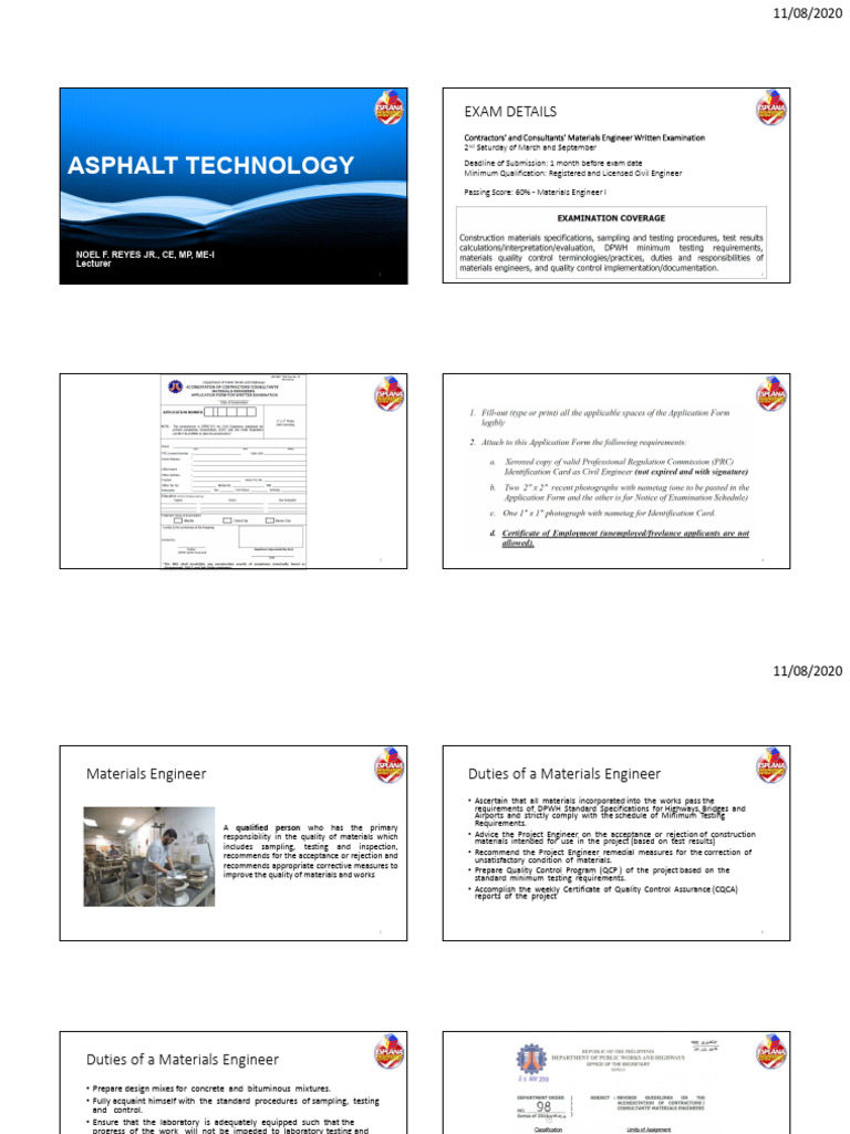 1) (ESPLANA) Asphalt Presentation 8.9.20 | PDF | Road Surface | Concrete