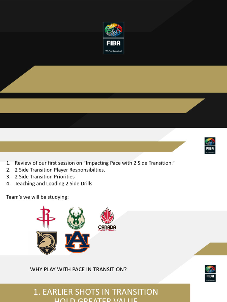 2-Side Transition Fast Break Strategies | PDF | Ball Games | Sports