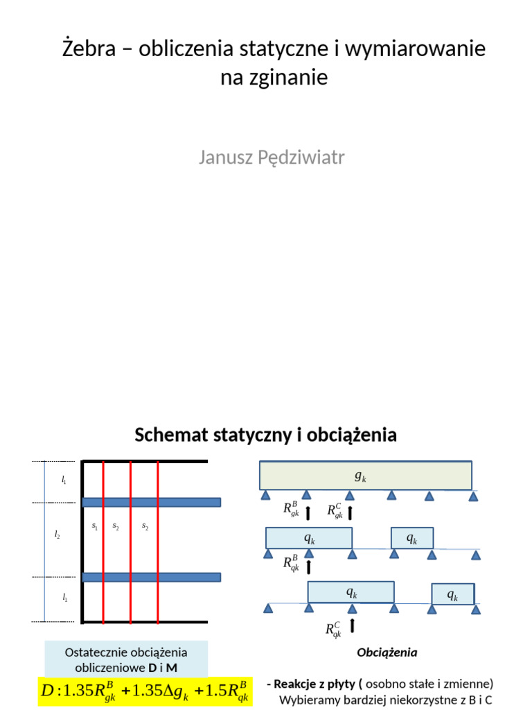 Projekt6-Zebra Obliczenia Statyczne I Wymiaro | PDF