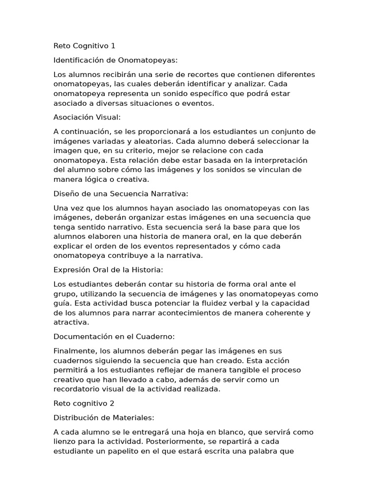 Documento | PDF | Aprendizaje | Ciencia cognitiva