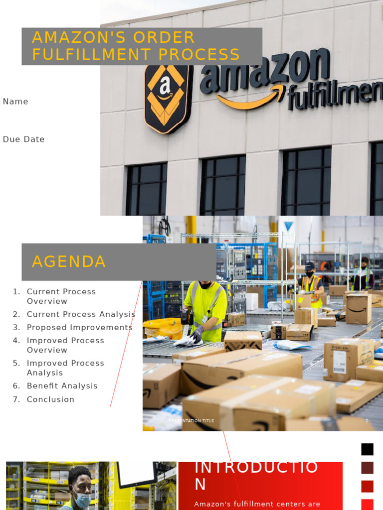 Amazon Order Fulfillment Process Overview | PDF