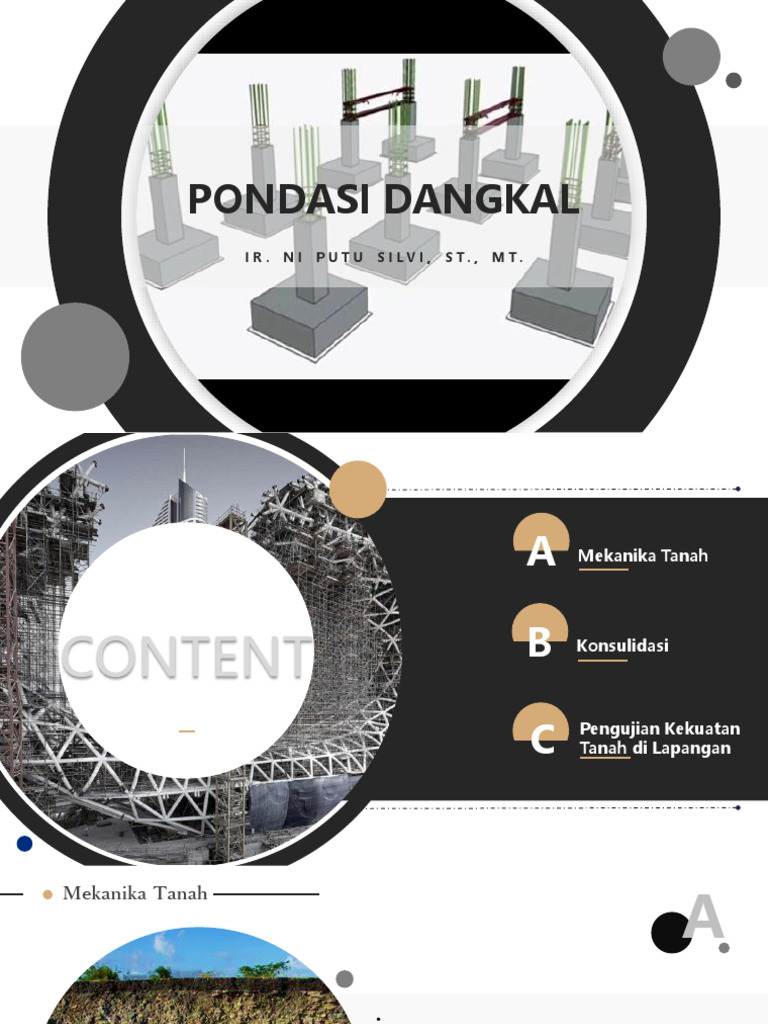 Pondasi Dangkal Bagian 1 | PDF