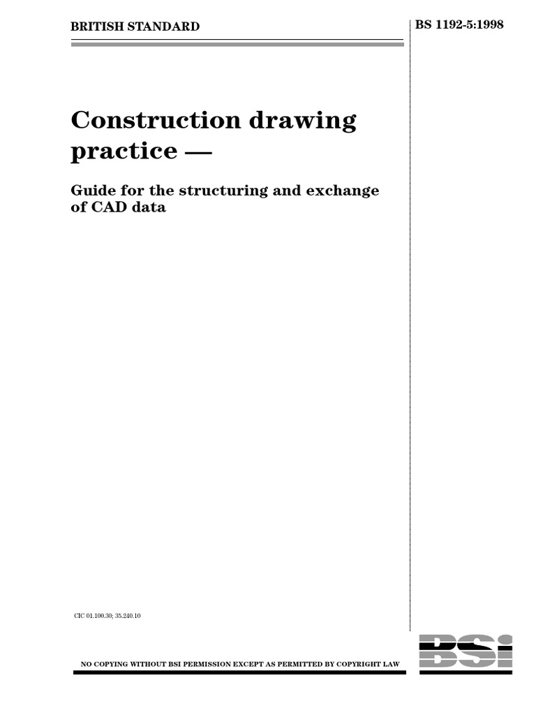 Bs1192-Construction Drawing Practice | PDF | Databases | 3 D Computer Graphics