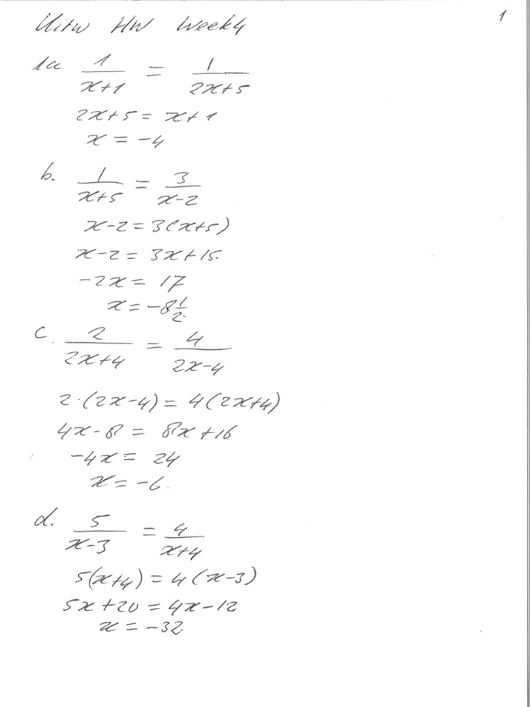 Uitwerking HW Week4 | PDF