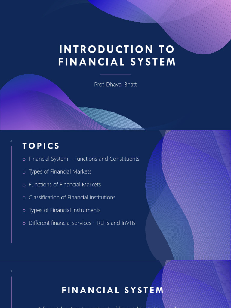 Introduction To Financial System | PDF | Financial Markets | Stocks