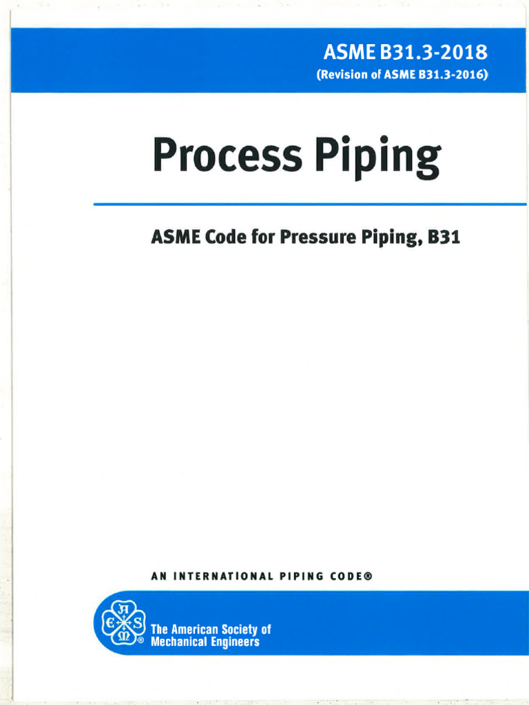 Asme B31.3 2018 | PDF