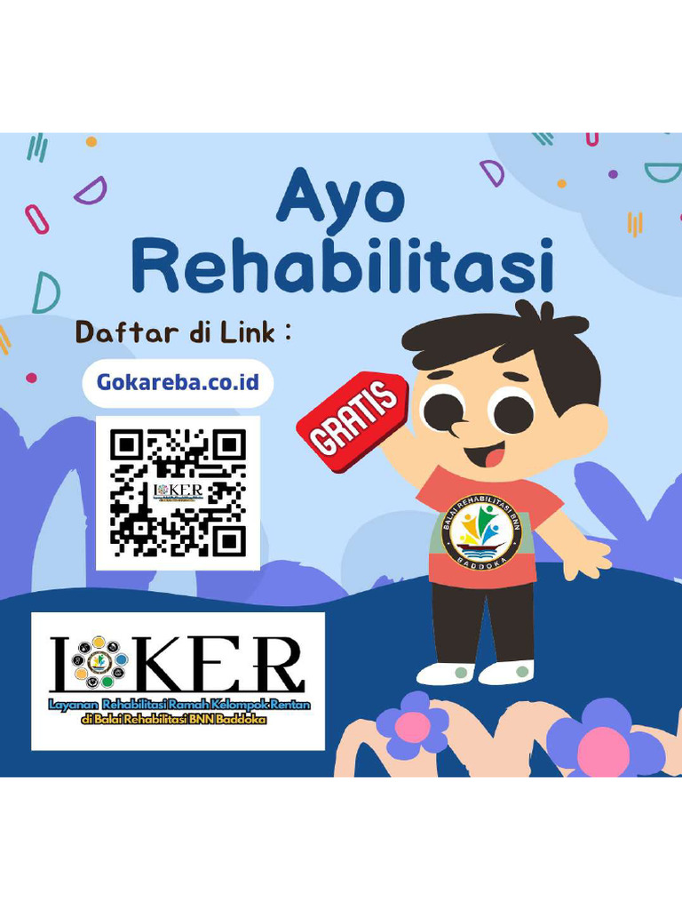 Flyer Go Kareba Balai Rehabilitasi BNN Baddoka | PDF