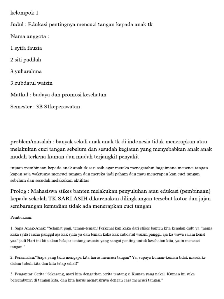 Edukasi Kel 1 | PDF