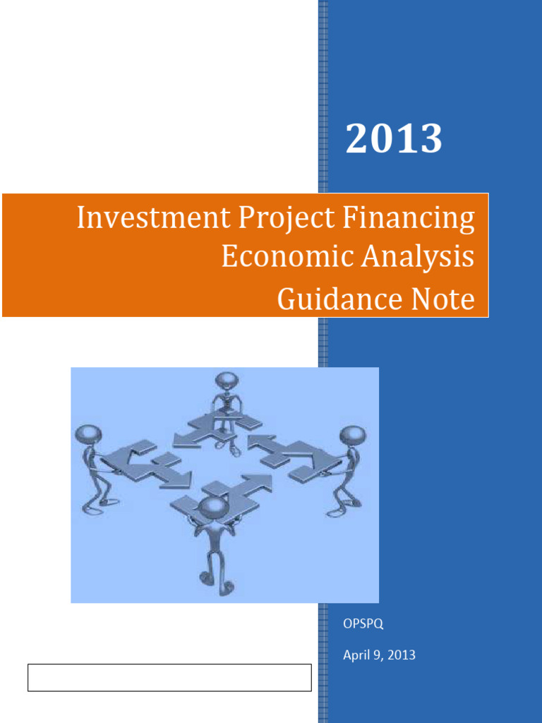 Economic Analysis Guidance Note 2013 | PDF | Cost–Benefit Analysis | Risk