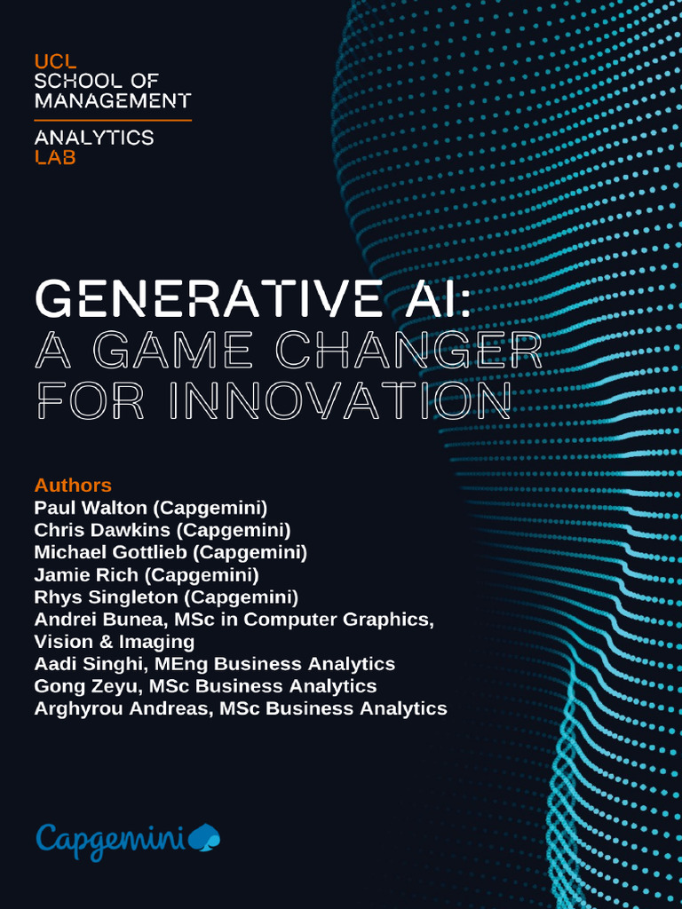 Generative AI Report - FINAL | PDF | Artificial Intelligence | Intelligence (AI) & Semantics