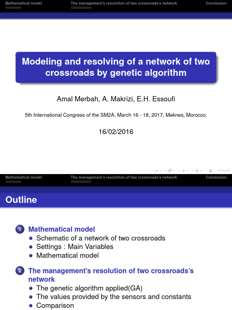 Pres Meknes | PDF | Genetic Algorithm | Loss Function