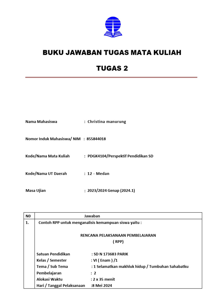 BJT 2 Perspektif | PDF