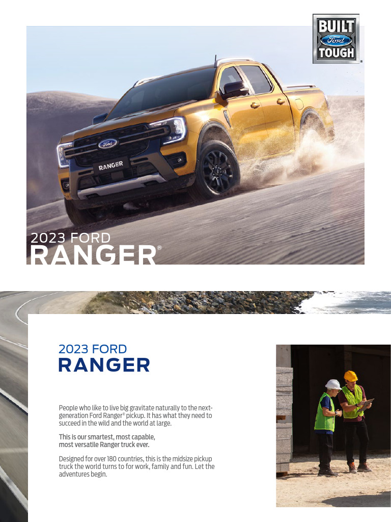 Ford Ranger My23 | PDF | Four Wheel Drive | Pickup Truck