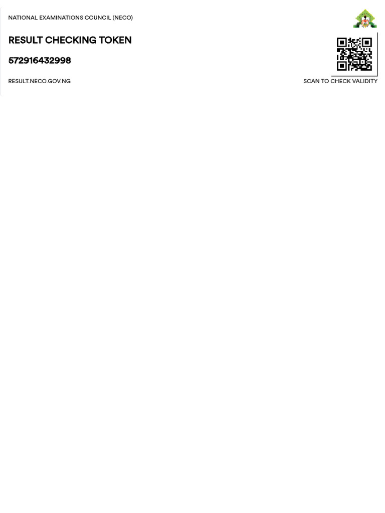 Tukur Neco Token | PDF