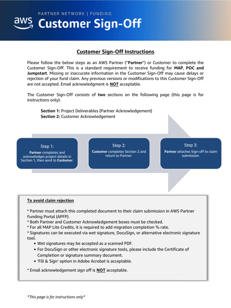 Customer Sign-Off Template | PDF | Value Added Tax