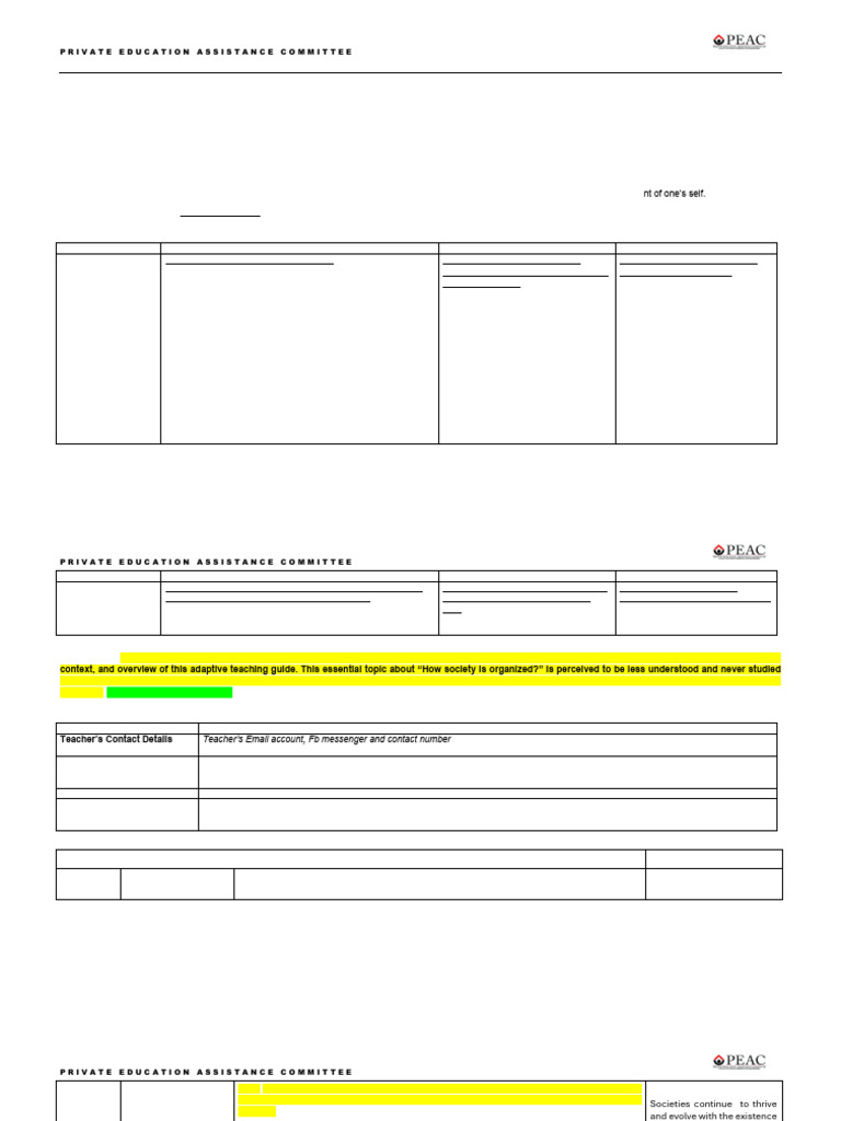 Sample Ucsp Atg On Met 4 | PDF | Learning | Socialization