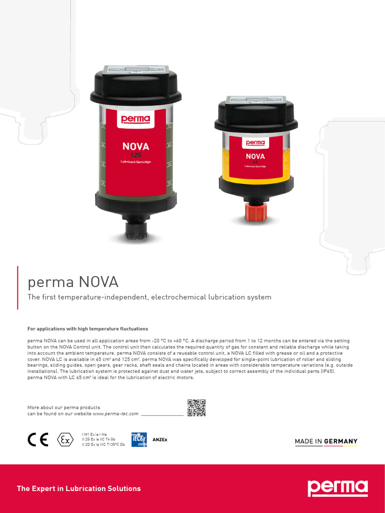 Product Flyer Perma NOVA | PDF | Manufactured Goods | Applied And Interdisciplinary Physics