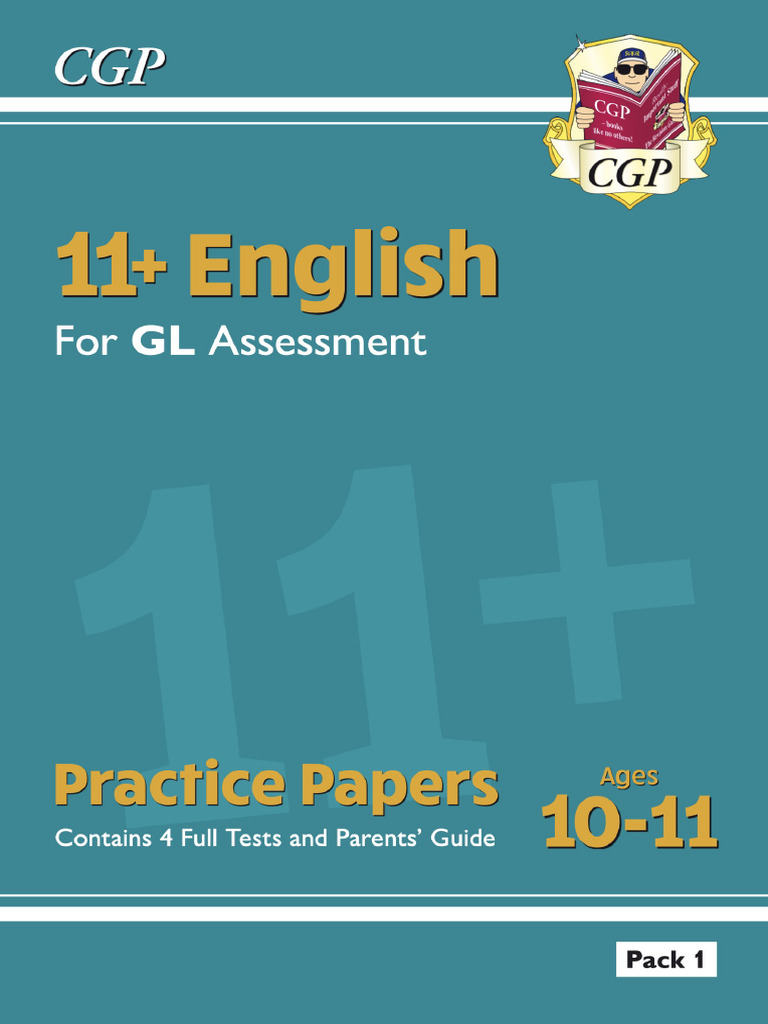 CGP GL English PracticePaper 10-11 - Pack1 | PDF