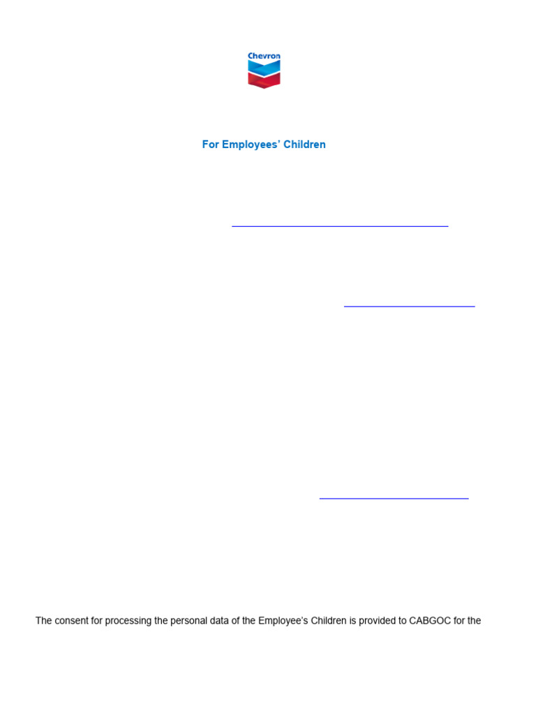 Employee Children's Scholarship Form | PDF | Privacy | Angola