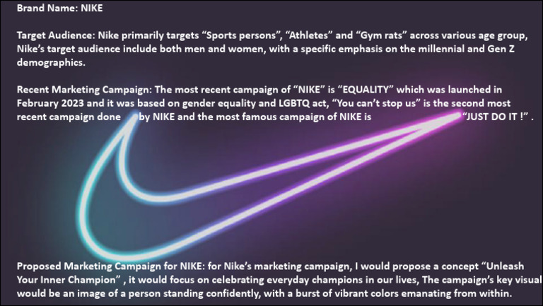 NIKE Research | PDF