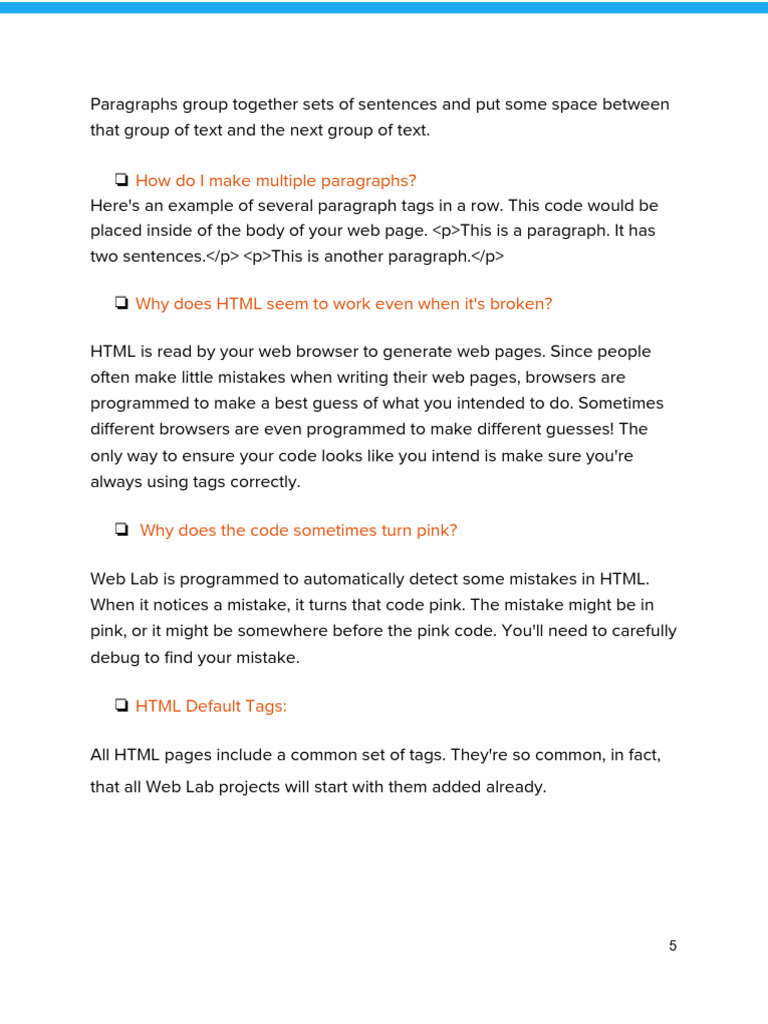How Do I Make Multiple Paragraphs? | PDF