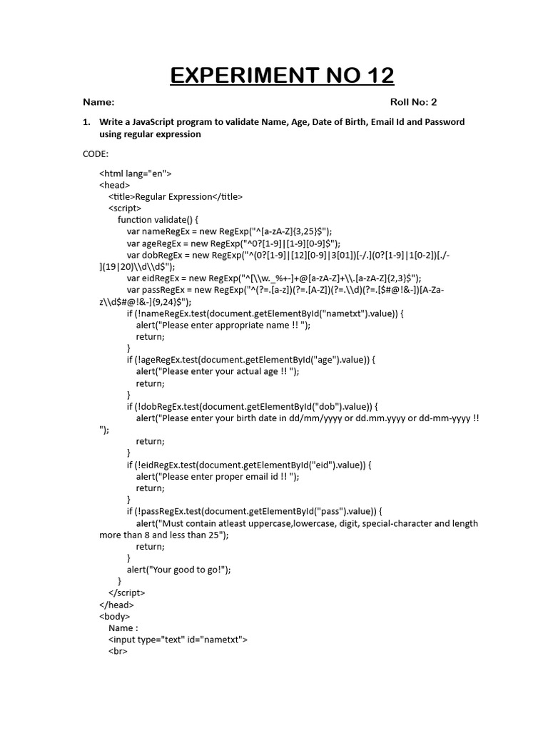 Experiment No 12 AJP I Scheme Msbte STH Sem CO | PDF | Computer Security | Security
