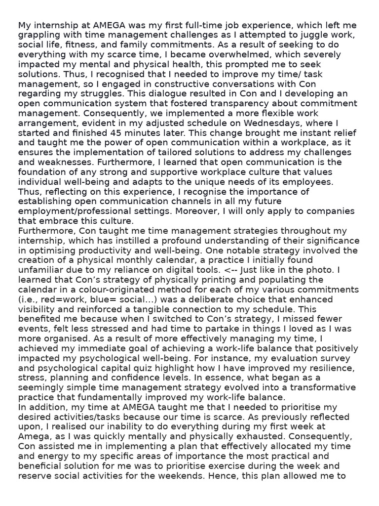 Internship Speech | PDF | Organizational Culture | Employment