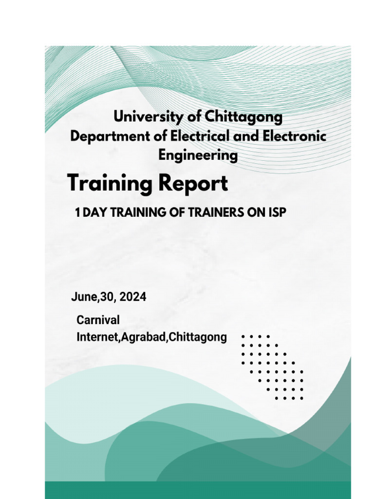 Training Report 6 | PDF | Computer Network | Router (Computing)