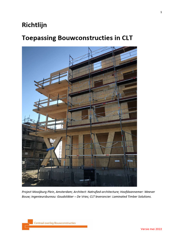 CLT 14 Richtlijn Toepassing Bouwconstructies in CLT Ab-119 | PDF