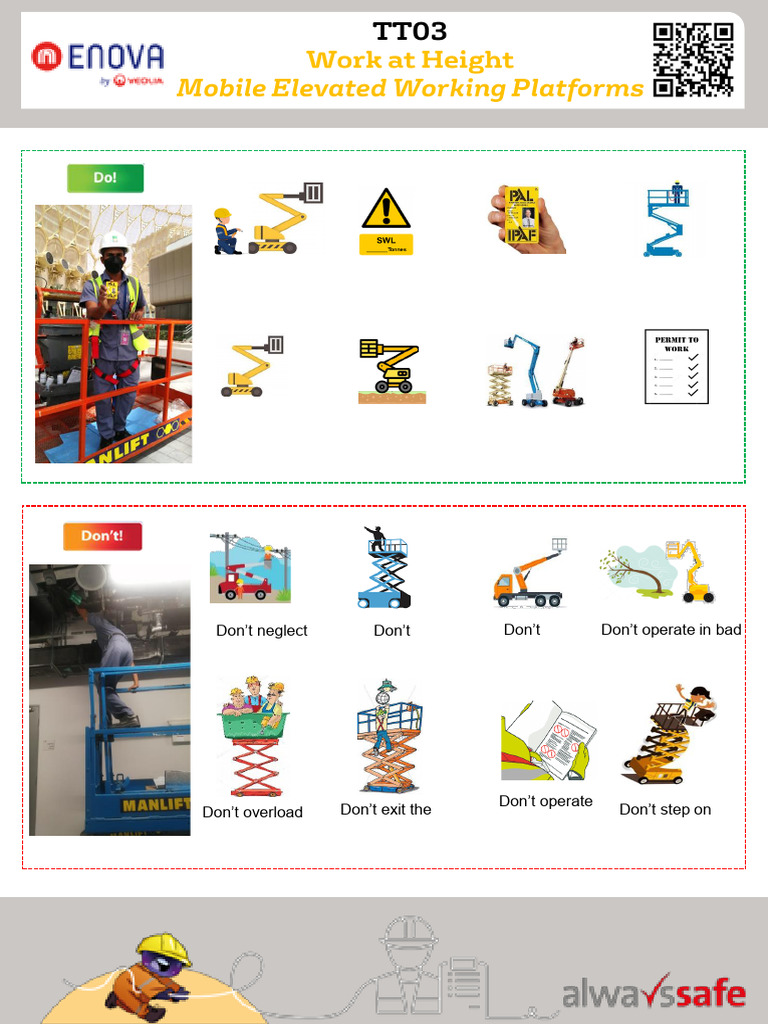 S3-F4 TT03 Work at Height - MEWP | PDF