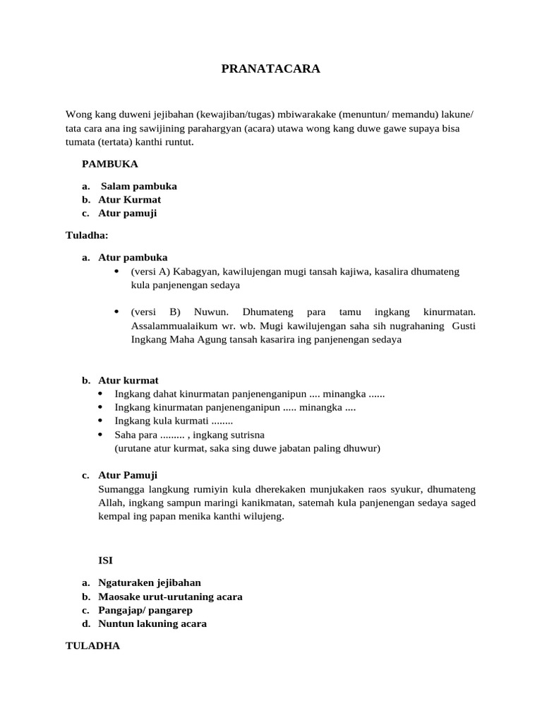 Teks Pranatacara | PDF | Agama & Spiritualitas