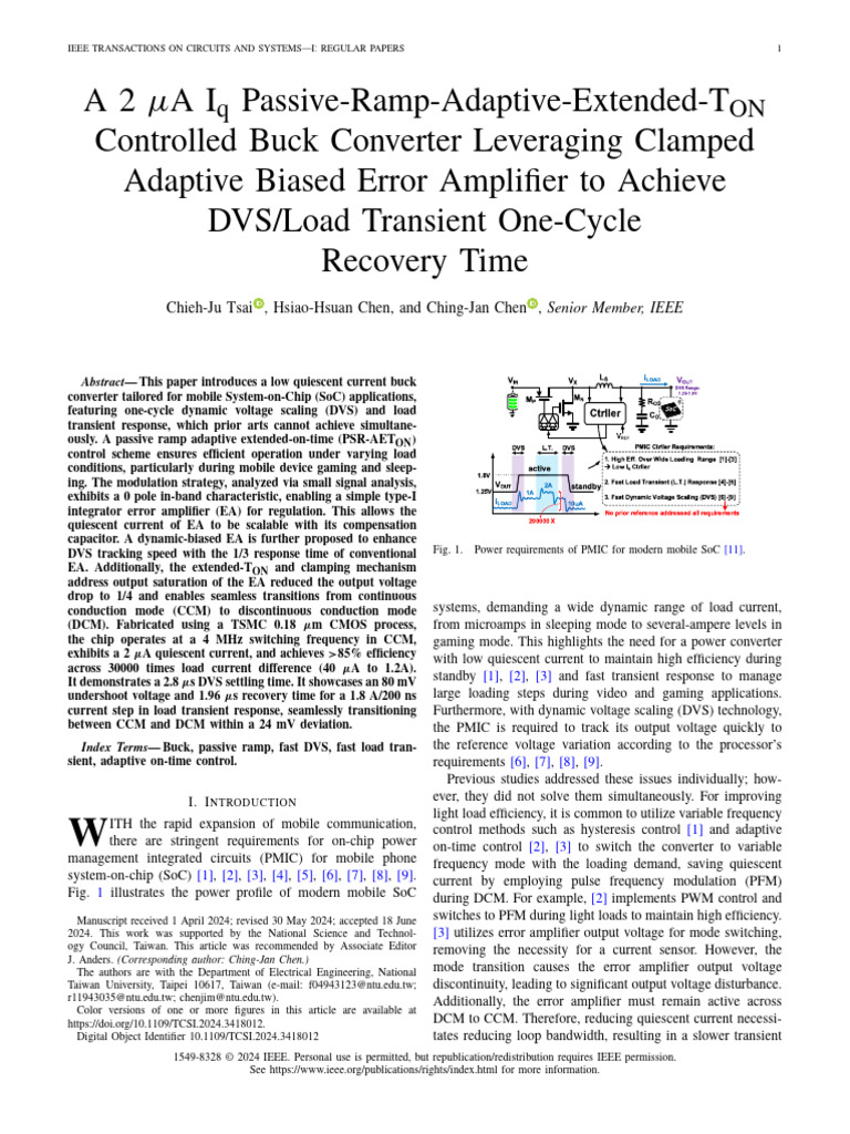 A 2 Mu A I Mathrmq Passive-Ramp-Adaptive-Extended-T mathrmON Controlled ...