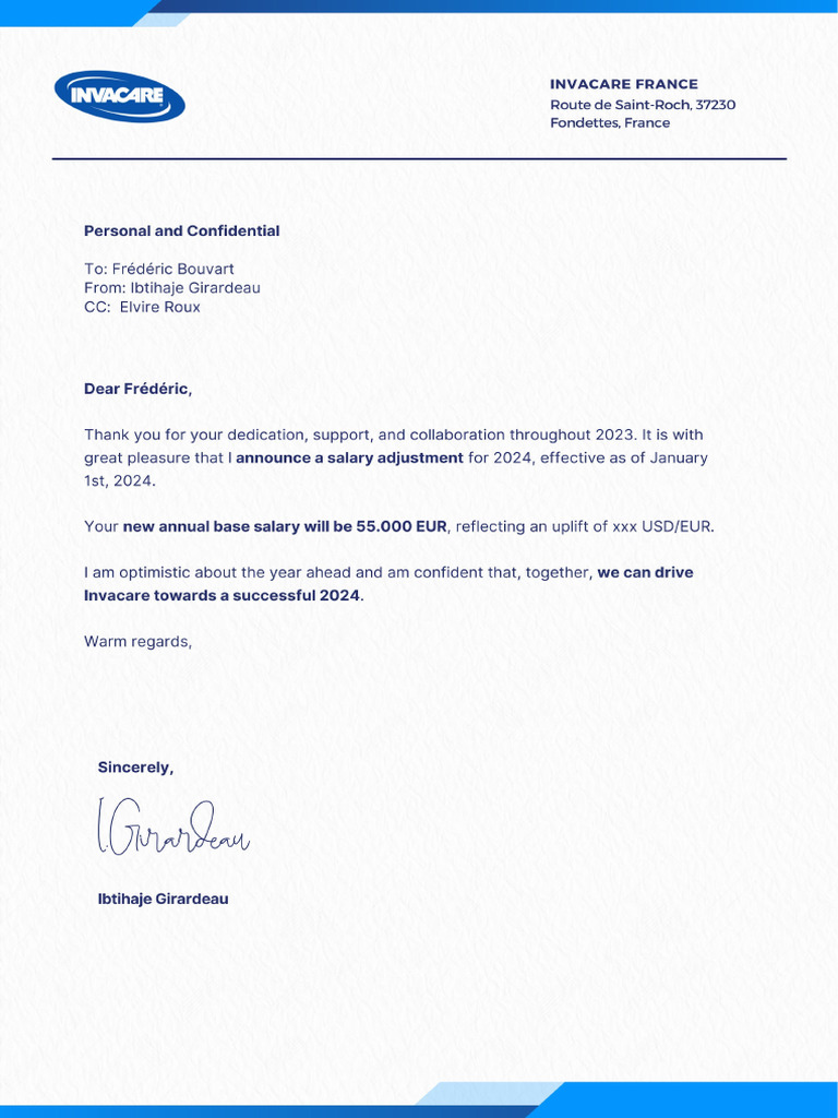 Blue Modern Professional Business Letterhead | PDF