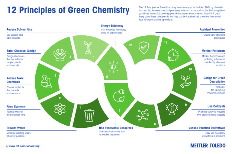 12 Principles of Green Chemistry - EN | PDF | Green Chemistry | Chemistry