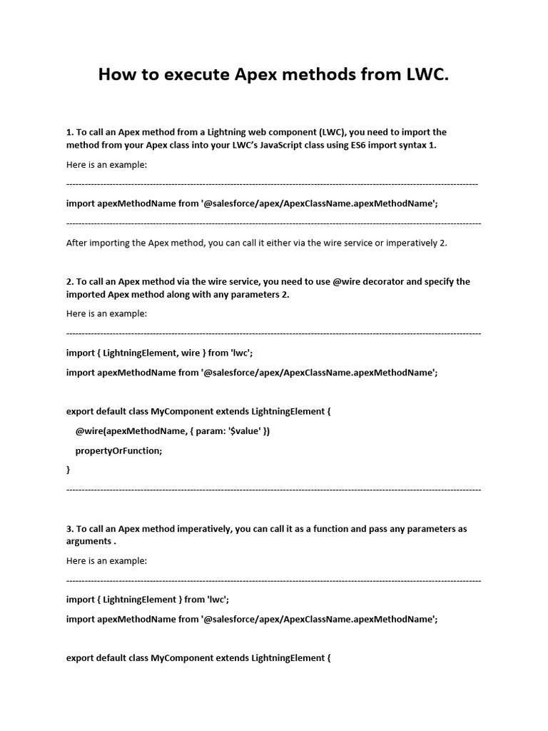 LWC Apex Methods 1679577718 | PDF | Parameter (Computer Programming ... LWC Apex Methods 1679577718 | PDF | Parameter (Computer Programming ...
