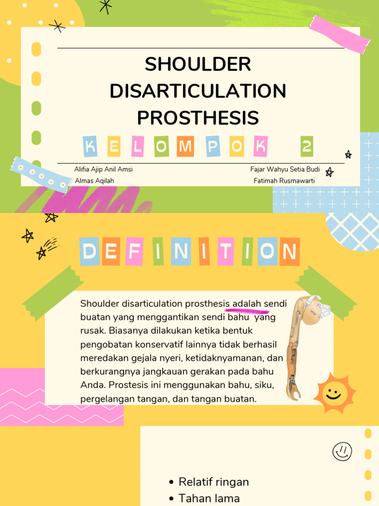 Shoulder Disarticulation Prosthesis | PDF
