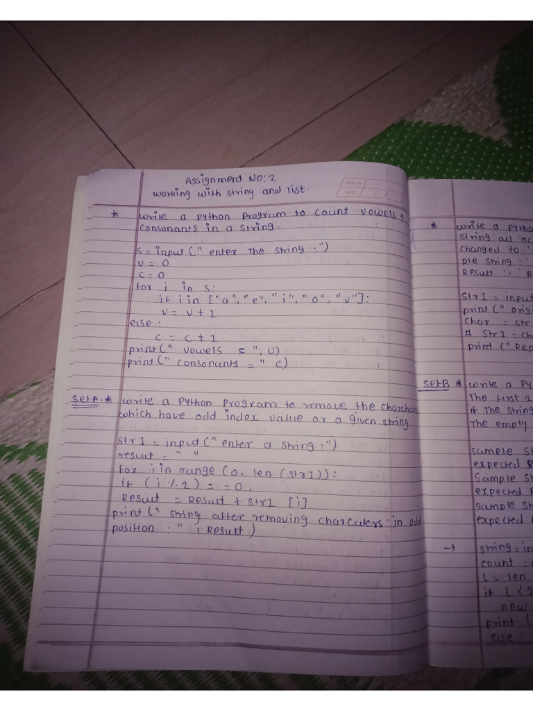 Python Assignment 2 | PDF