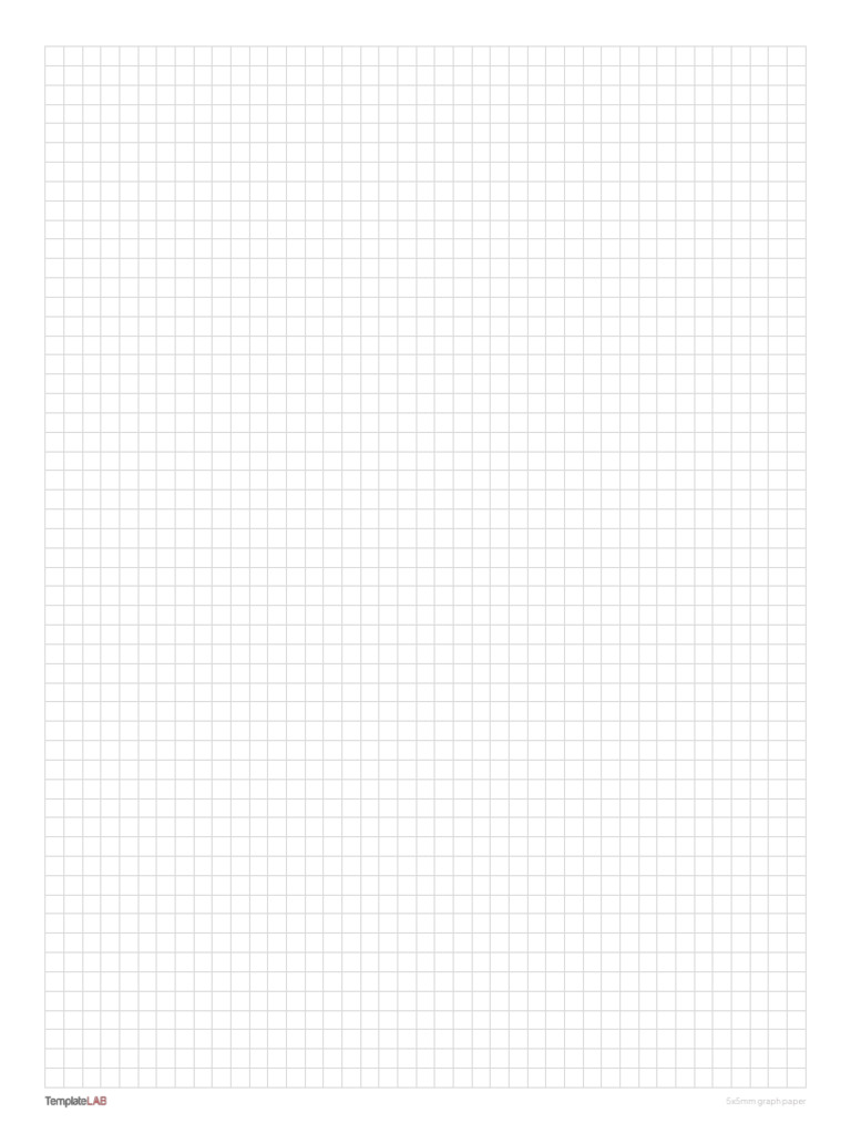 5X5mm Graph Paper Letter | PDF