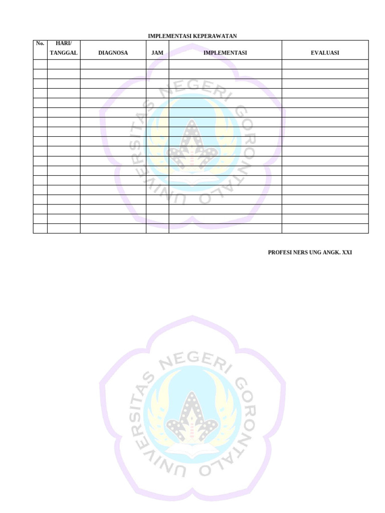 Tabel Implementasi | PDF