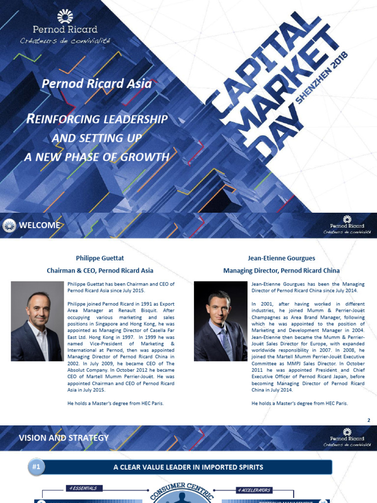 Pernod Ricard Asia: Einforcing Leadership and Setting Up A New Phase of Growth | PDF | Scotch ...