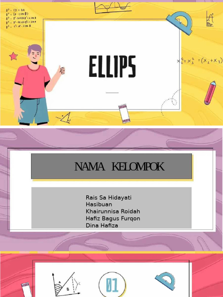 Kelompok 5 Geometri Analitik Ellips | PDF | Metode & Bahan Ajar