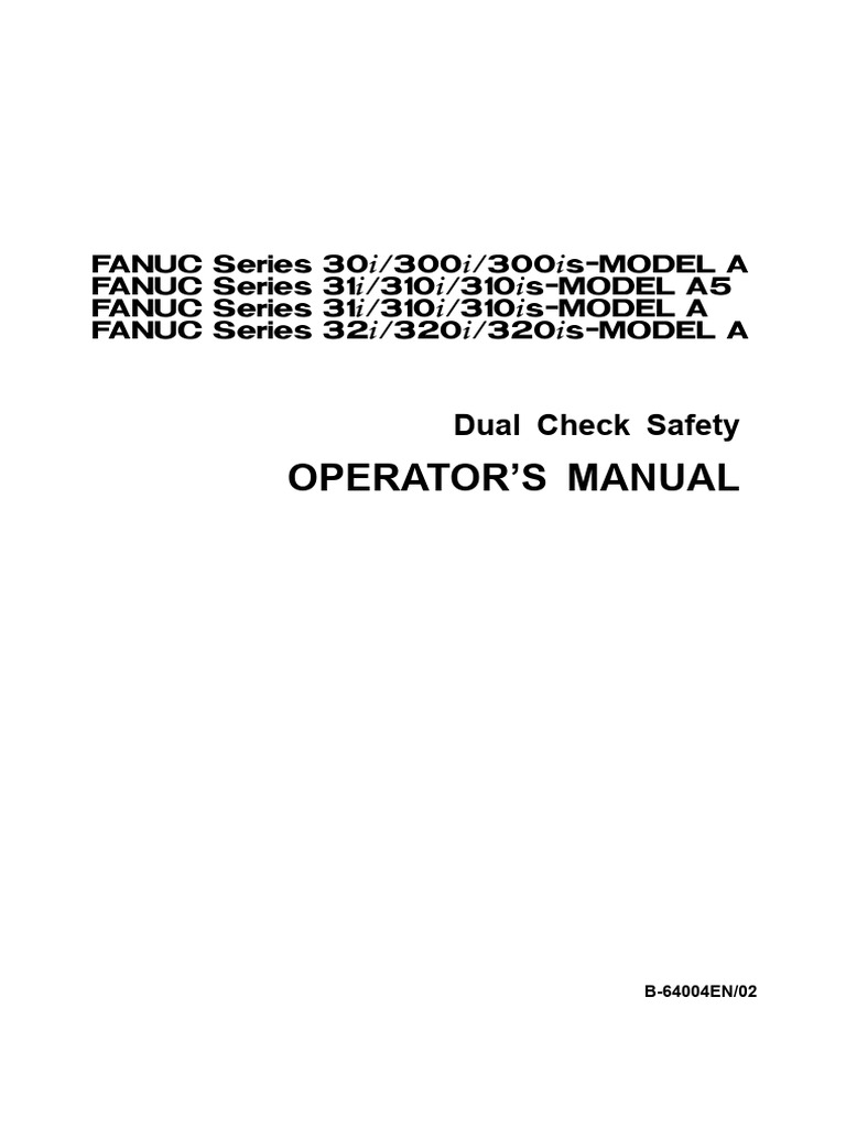 Fanuc Dual Check Safety Manual | PDF | Numerical Control | Central ...