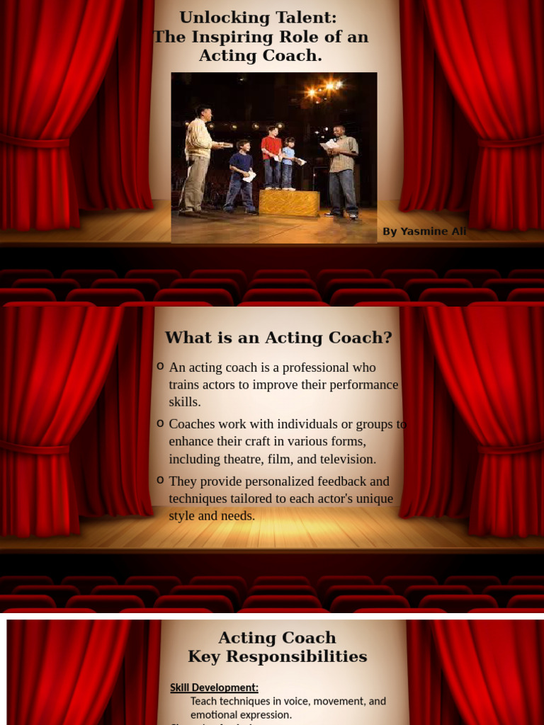 Acting Coach | PDF