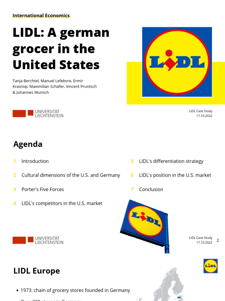 Lidl Case International Marketing | PDF | Private Label | Walmart