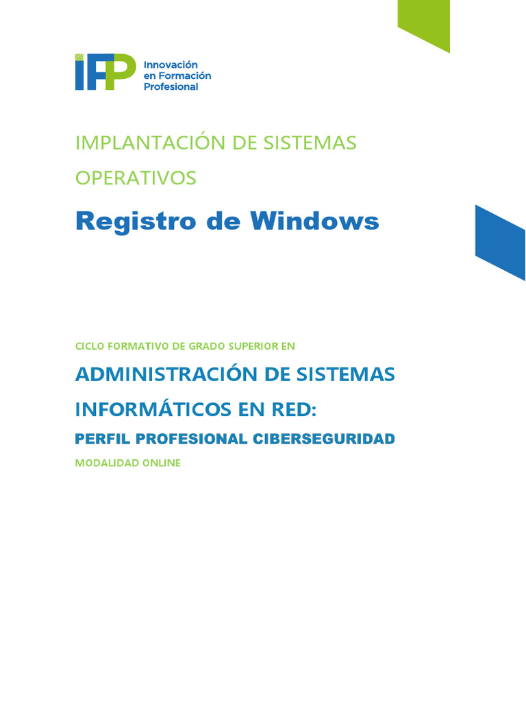 Material Complementario - Registro de Windows | PDF | Archivo de computadora | Registro de Windows
