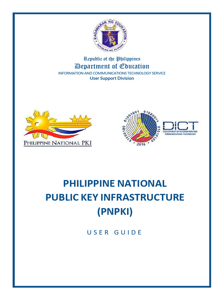 Latest USD UserGuide-for-PNPKI | PDF | Password | Login