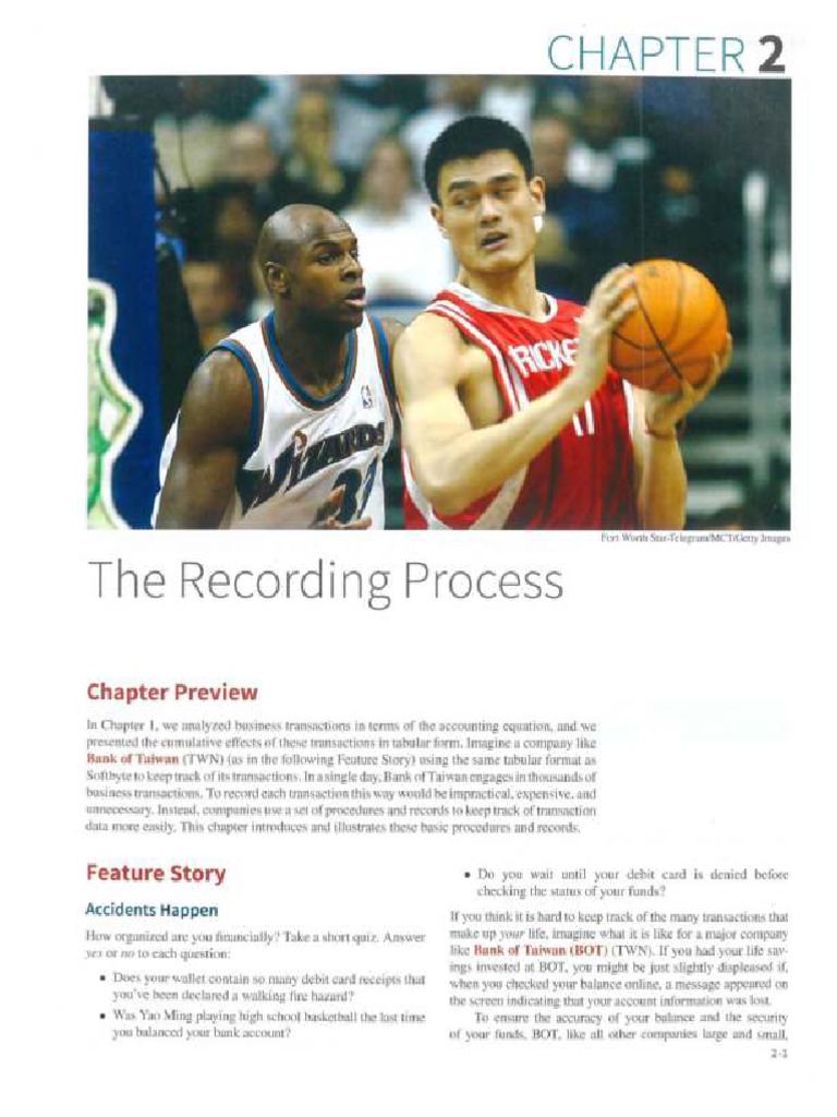 CH 2 Recording Process | PDF