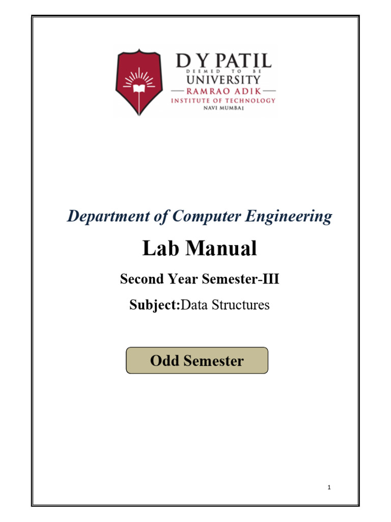 DS - Labmanual 2022-23 (1) - 240718 - 172141 | PDF | Algorithms And ...