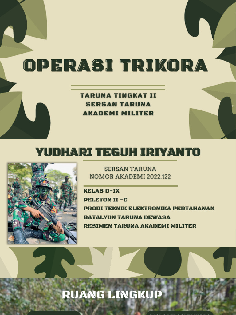 Operasi Trikora | PDF | Ilmu Sosial | Perjalanan